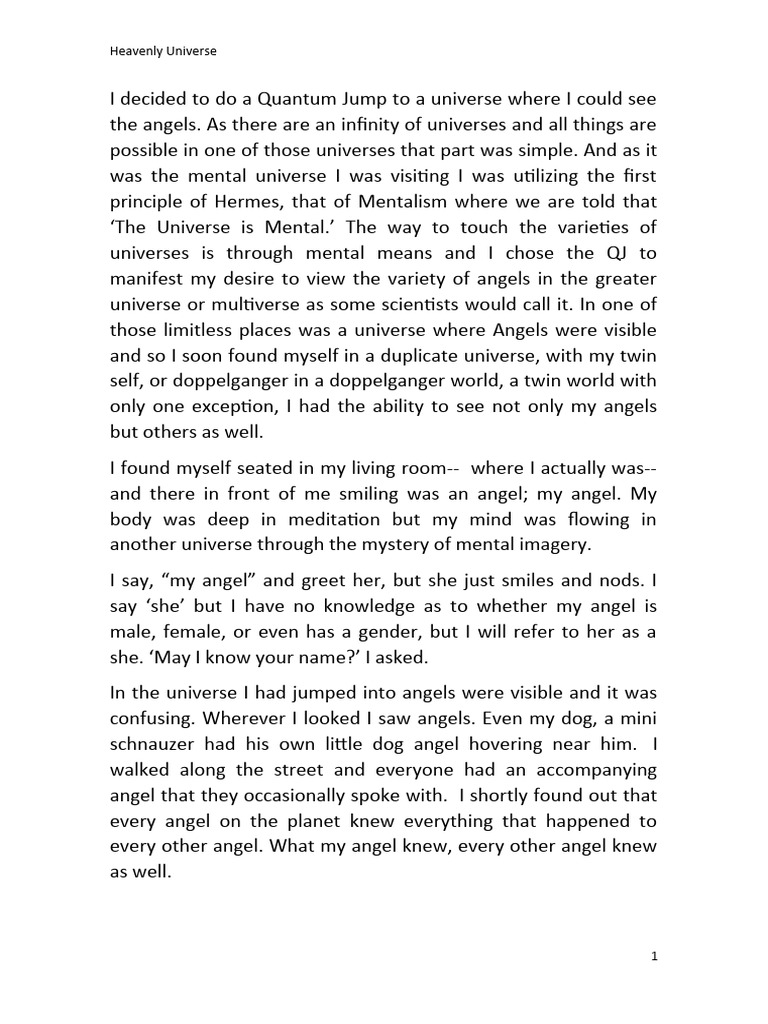 ANGELES | PDF | Angel | Consciousness