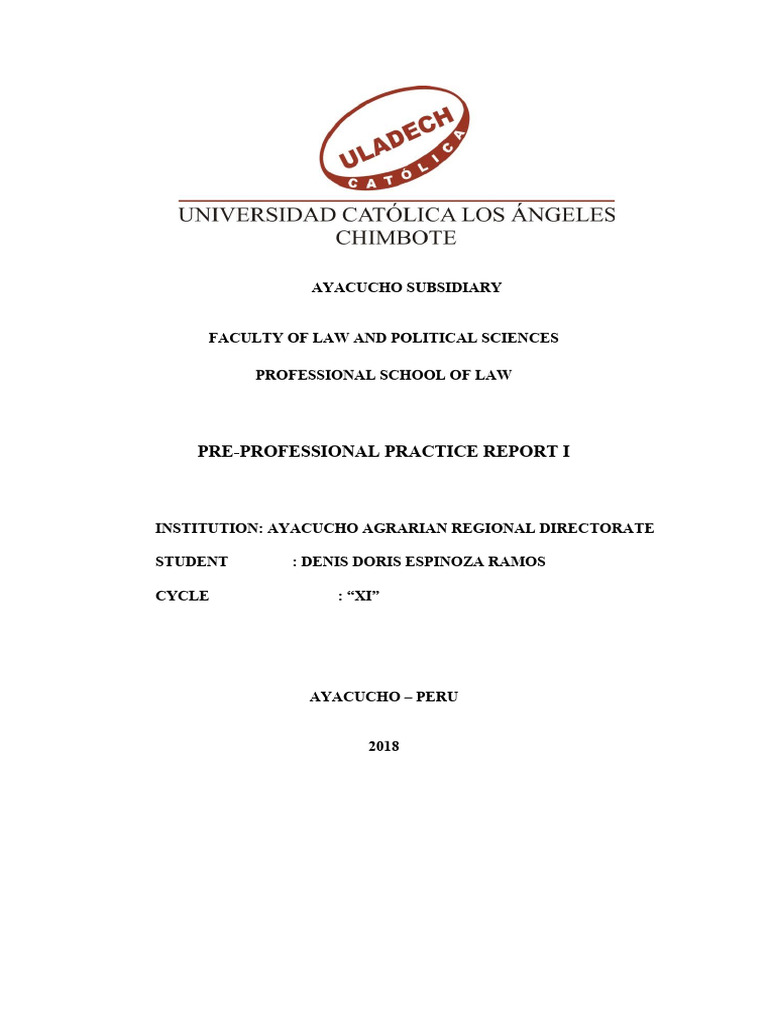 Pre-Professional Practice Report | PDF | Knowledge Pre-Professional Practice Report | PDF | Knowledge