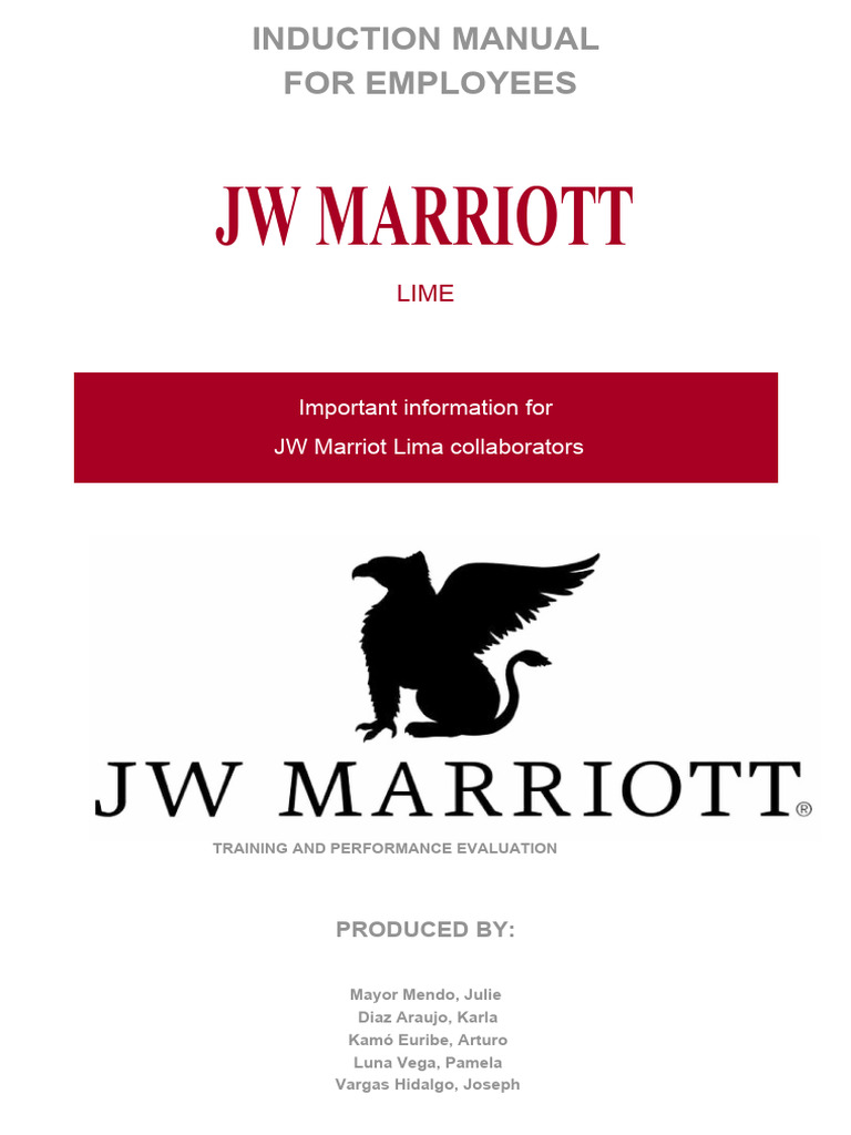 Induction Manual - Marriott | PDF | Hotel | Lima