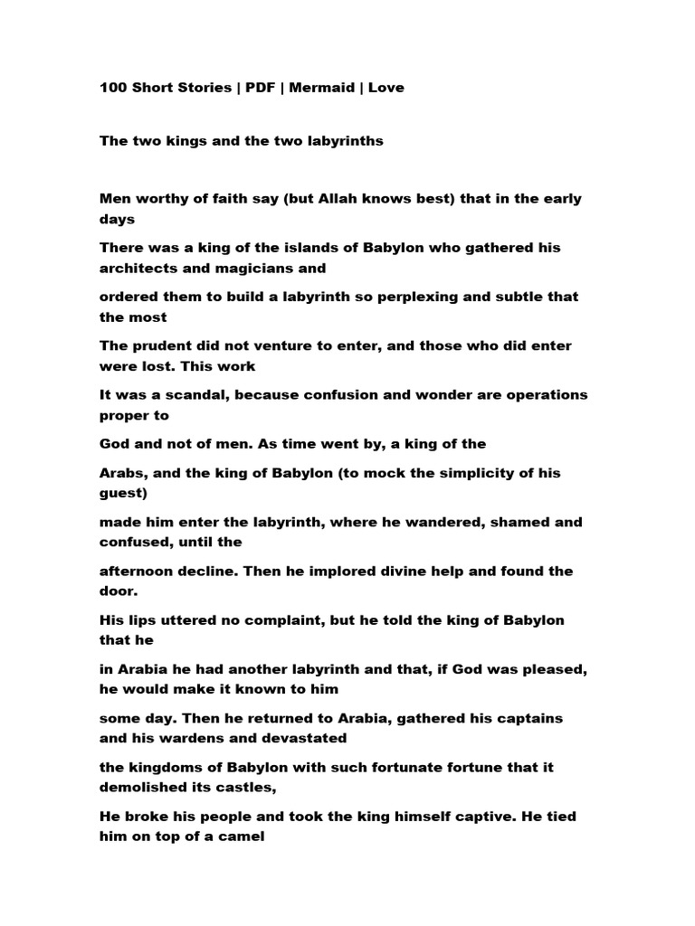 100 Short Stories | PDF