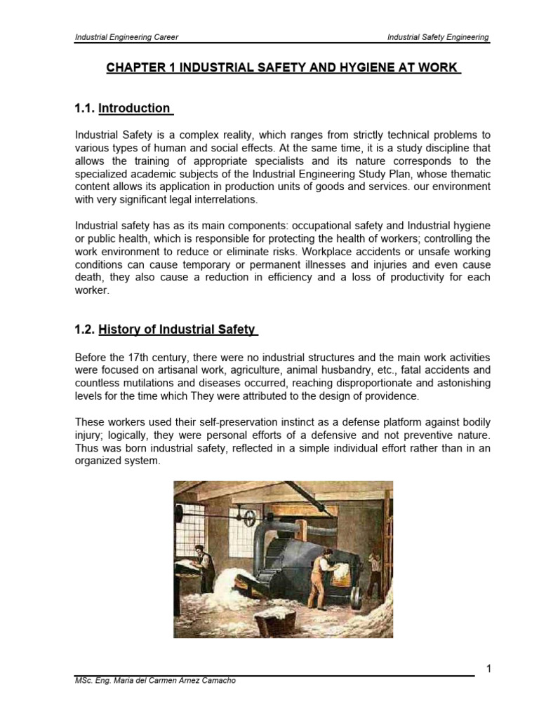 Industrial Safety Engineering Overview | PDF | Occupational Safety And ...
