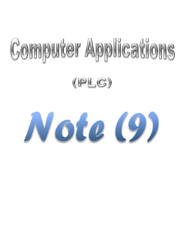 Note 9 PLC | PDF