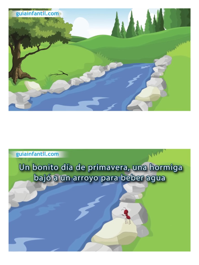 Cuento La Paloma y La Hormiga | PDF
