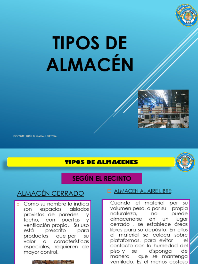 Tipos de Almacen | PDF | Almacén