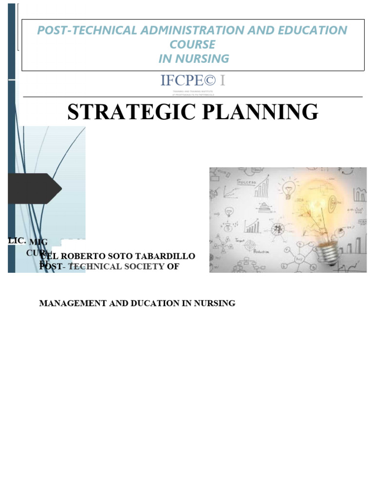 Strategic Planning in Nursing Education | PDF | Strategic Planning ...