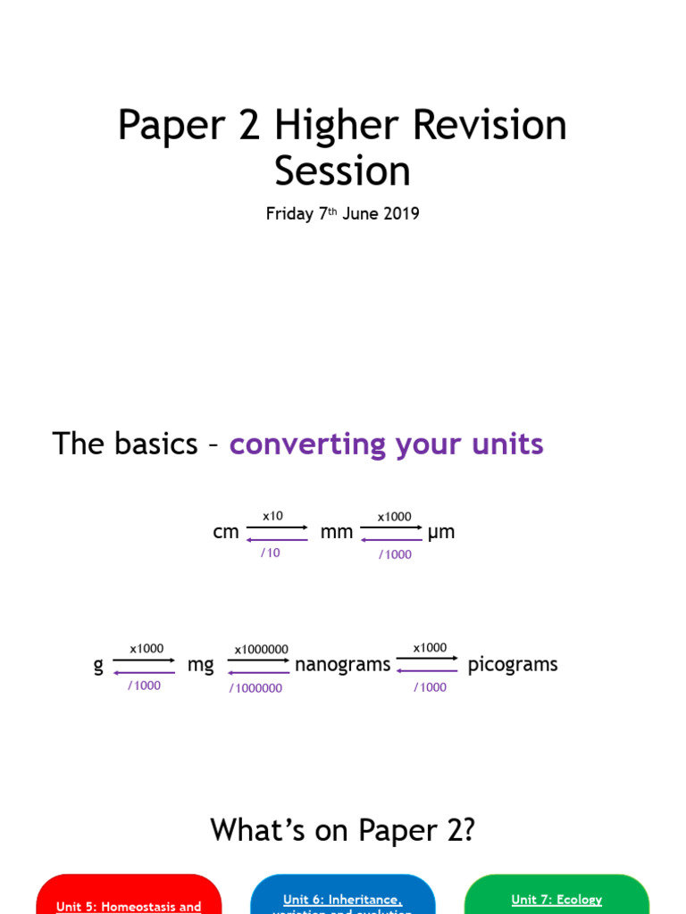 Paper 2 Higher | PDF | Allele | Dominance (Genetics)