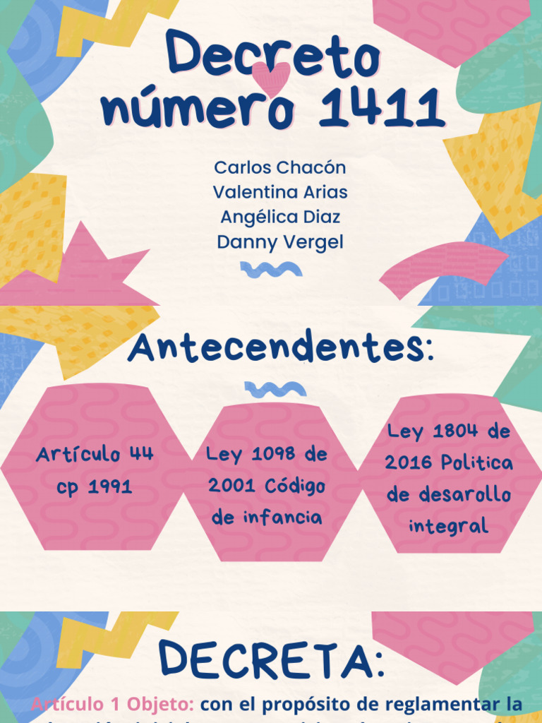 Decreto 1411 Del 2022 Primera Infancia | PDF