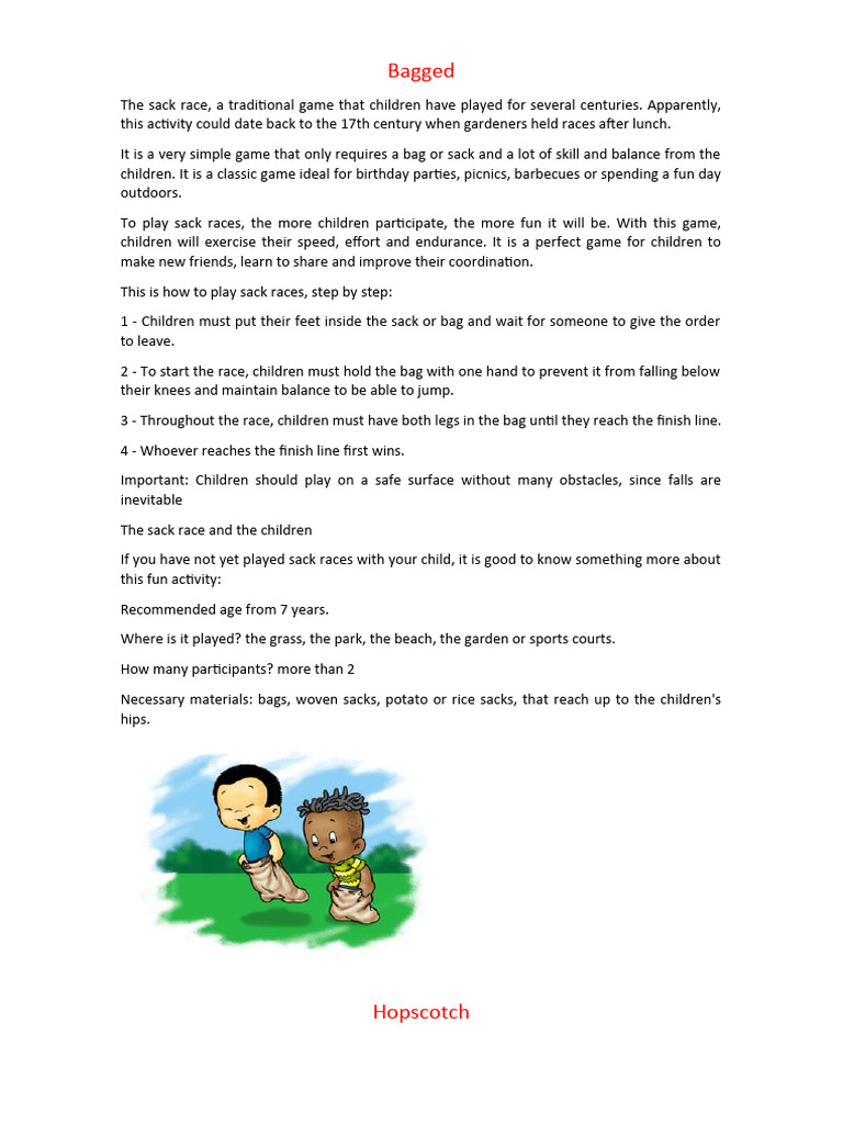 Traditional Games | PDF