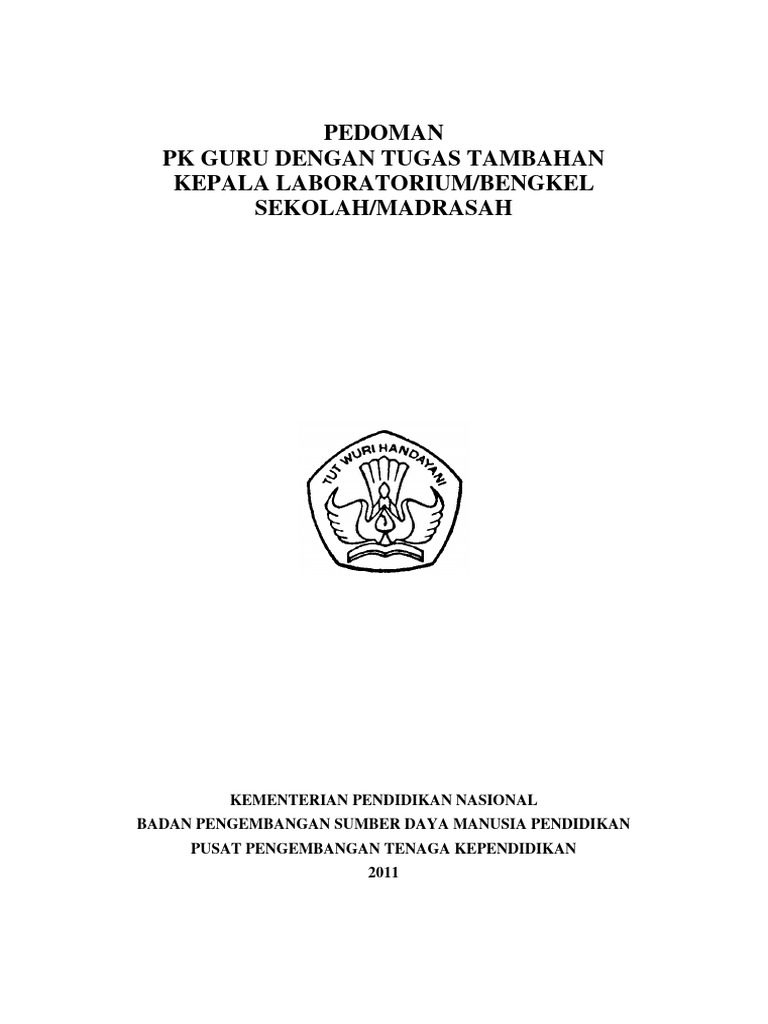 Pedoman PK Guru Kepala Laboratorium | PDF