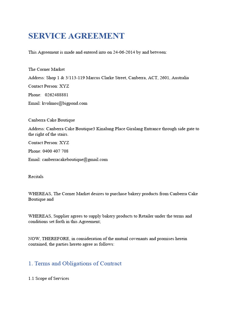 This Cake Supply For Contract For TCM | PDF | Mediation | Justice