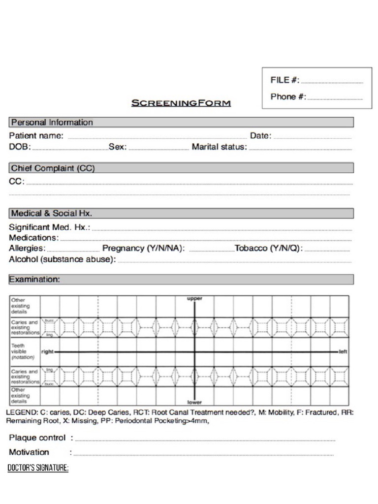 Clinic's Forms | PDF