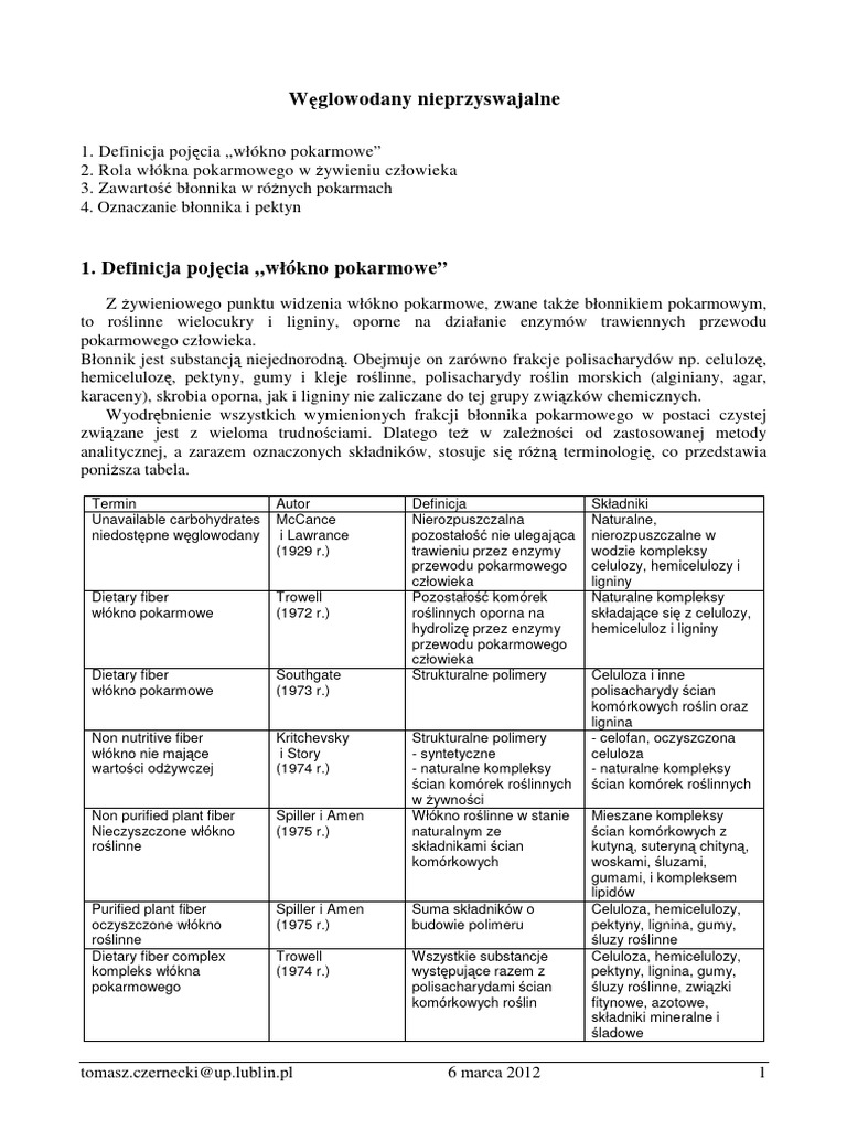 Blonnik Pokarmowy | PDF Blonnik Pokarmowy | PDF