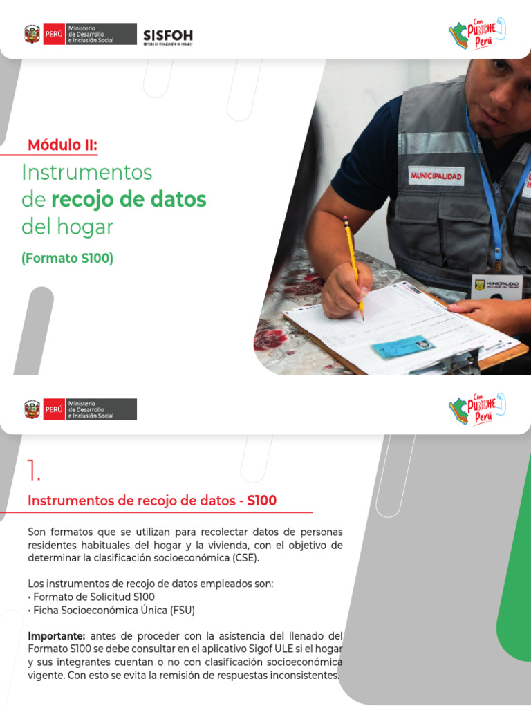Módulo 2 - Formato S100 - Compressed | PDF | Documento de identidad