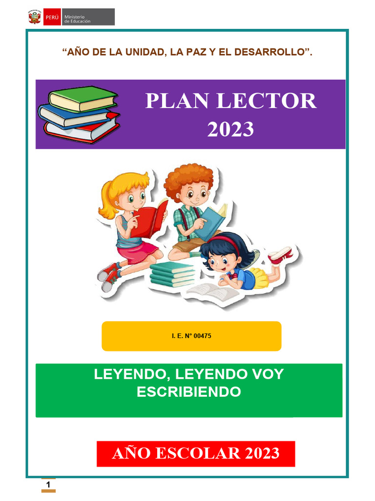 Plan Lector 2022 | PDF | Evaluación | Salón de clases