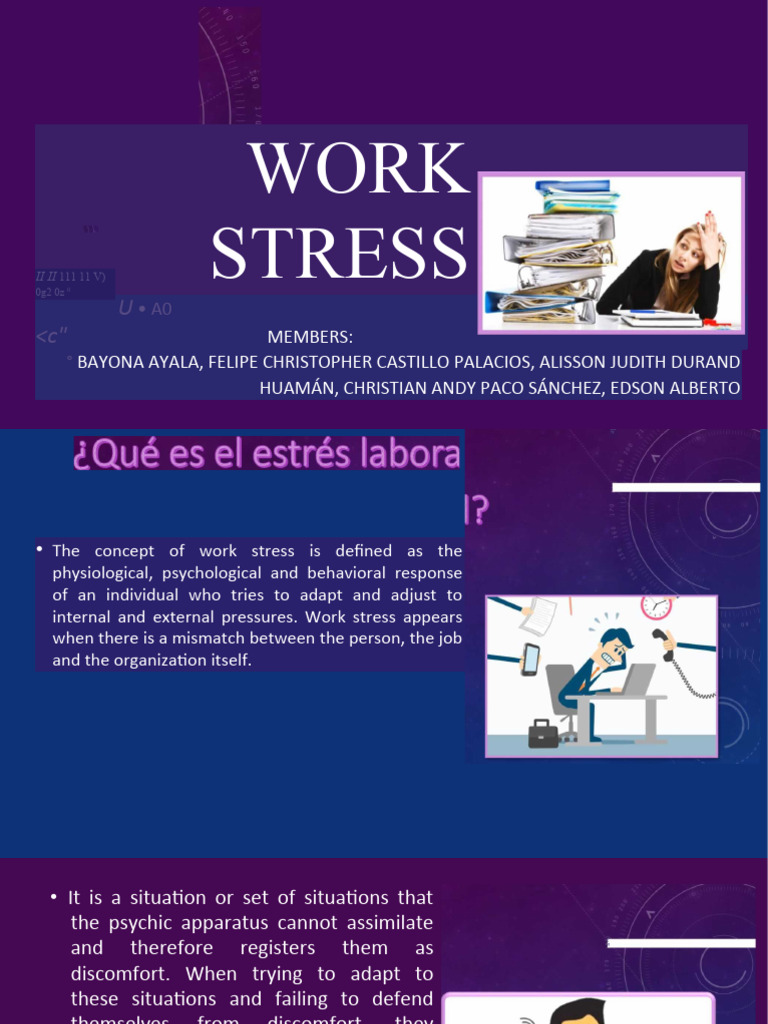 Work Stress | PDF | Stress (Biology) | Clinical Medicine