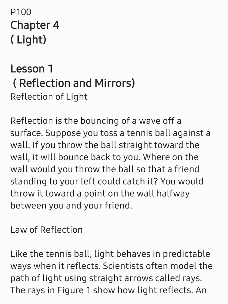 G10 Q2phyS (Chapter 4 Light) | PDF