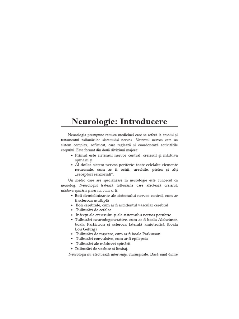 Carte de Neurologie | PDF