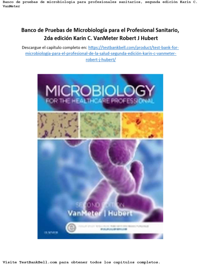 Banco de Pruebas de Microbiología para Profesionales Sanitarios 2 ...