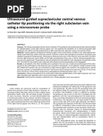 Cavoatrial Junction Anatomy for Catheter Tips | PDF | Atrium (Heart) | Vein