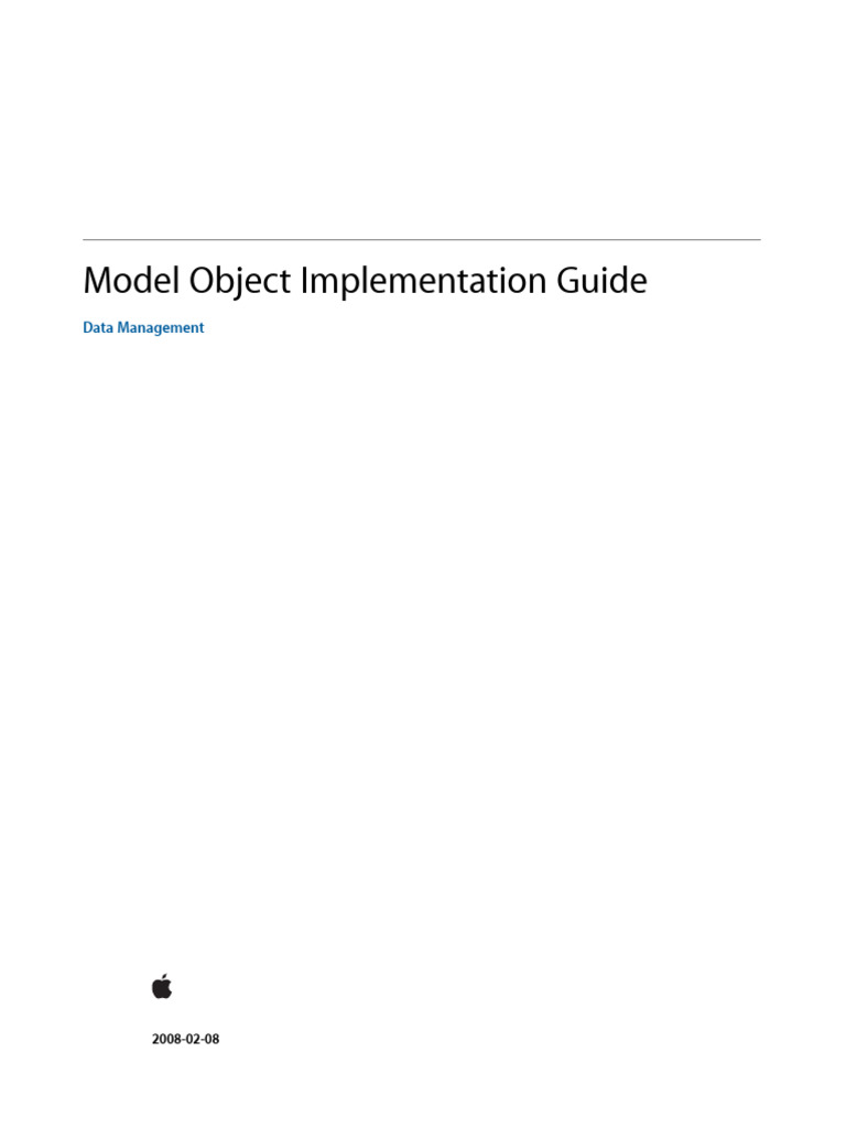 Model Object Implementation Guide Pdf Method Computer Programming 4197