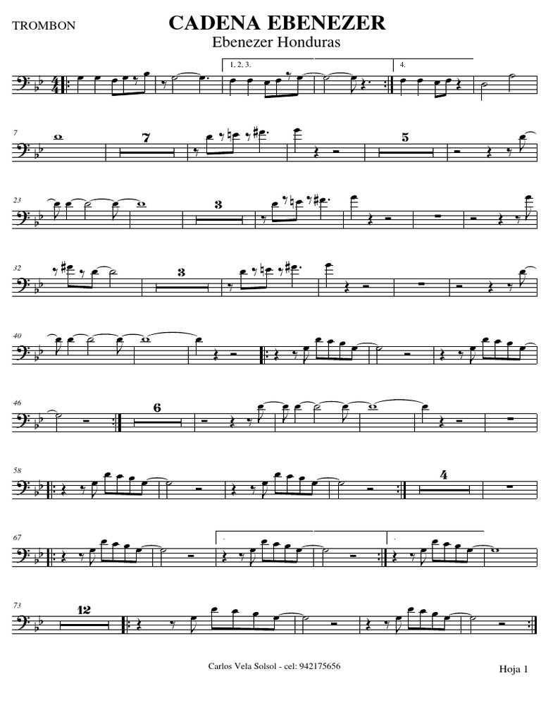 Ebenezer Trombon | PDF