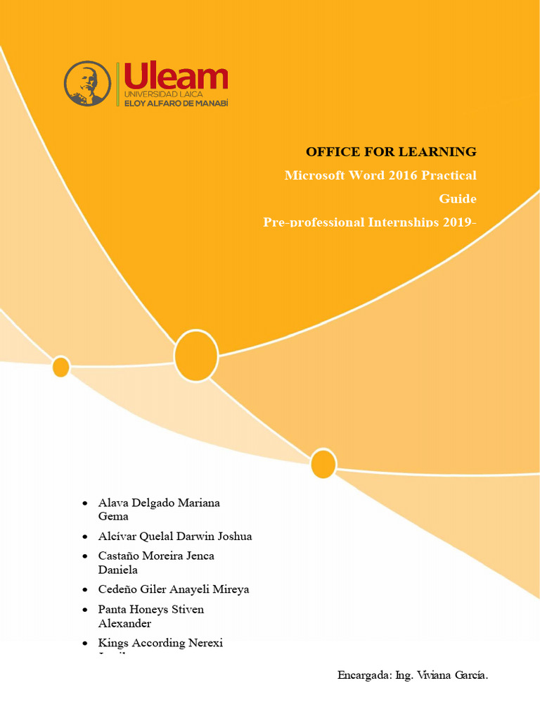 Microsoft Word 2016 Practical Guide | PDF | Microsoft Word | Window ...