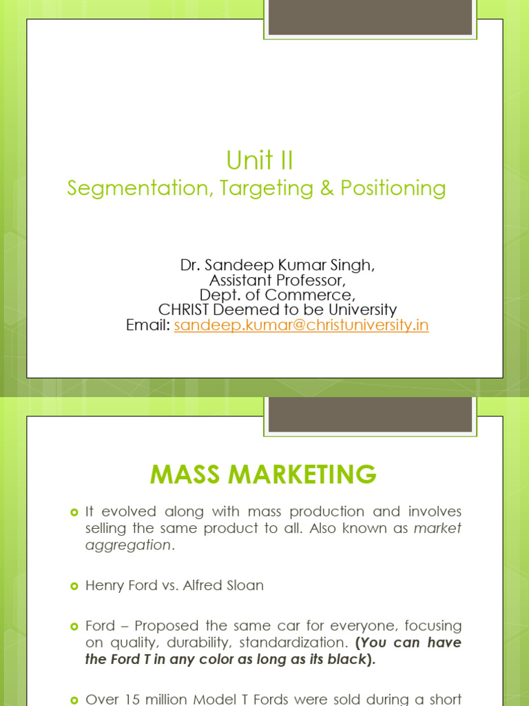 Marketing Unit 2 | PDF | Brand | Marketing