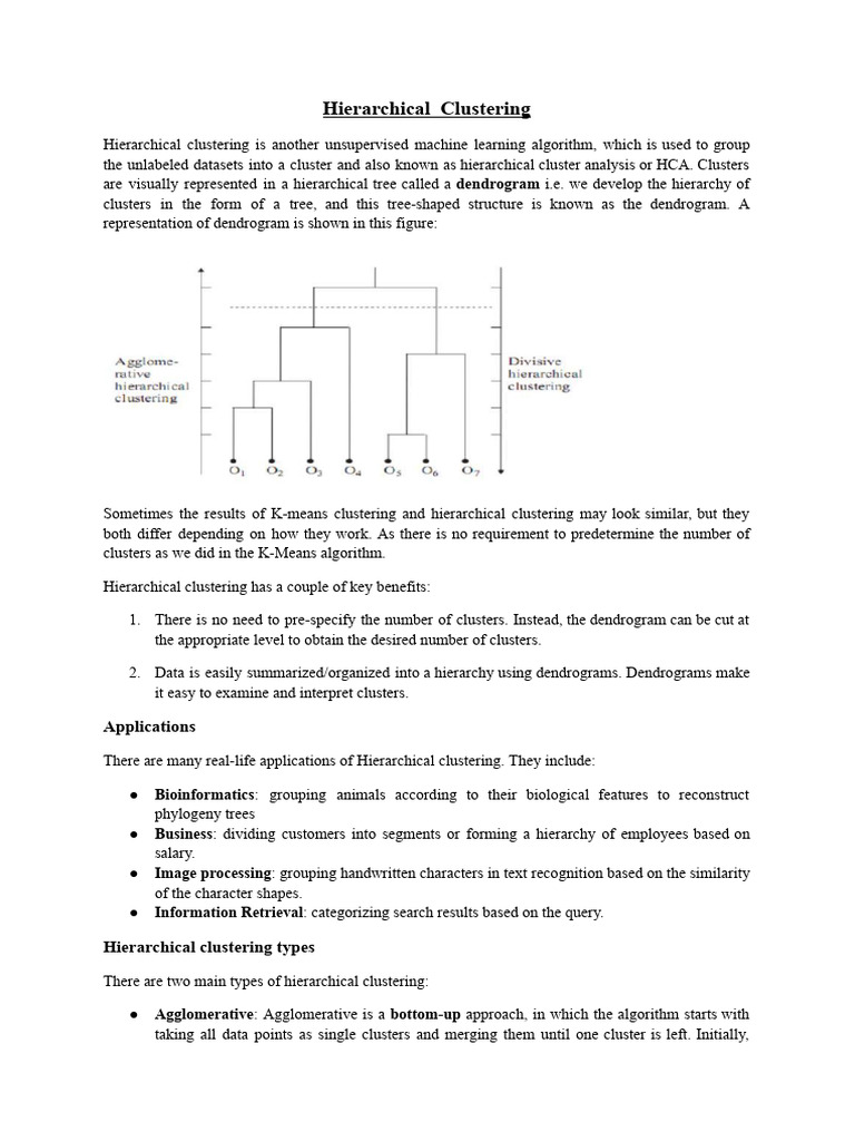 Hierarchical Clustering - 11.3.2024 - Full | PDF | Cluster Analysis | Data Mining