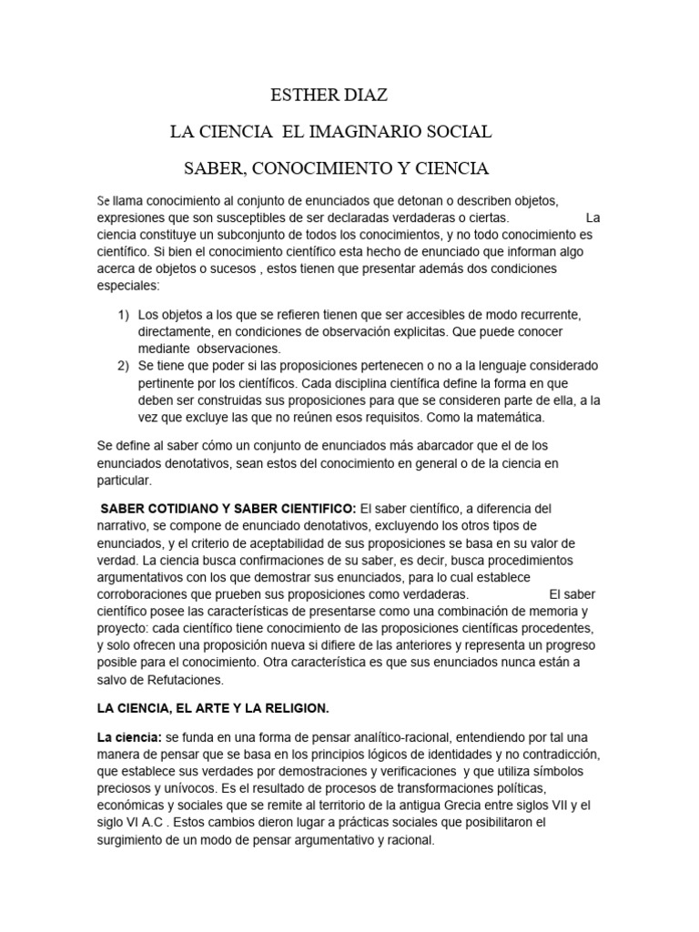 Resumen Icc 1 | PDF | Conocimiento | Verdad