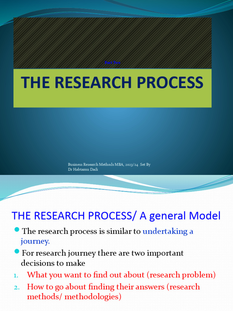MBA Research Methods Guide | PDF | Hypothesis | Scientific Method