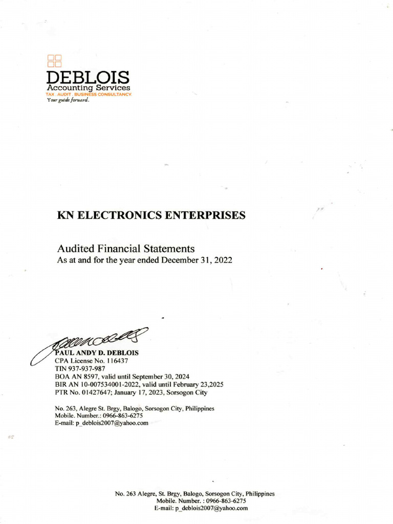 1685508384KN Electronics Afs Itr 2023 | PDF