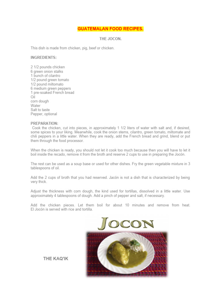 10 Food Recipes | Download Free PDF | Chili Pepper | Beef