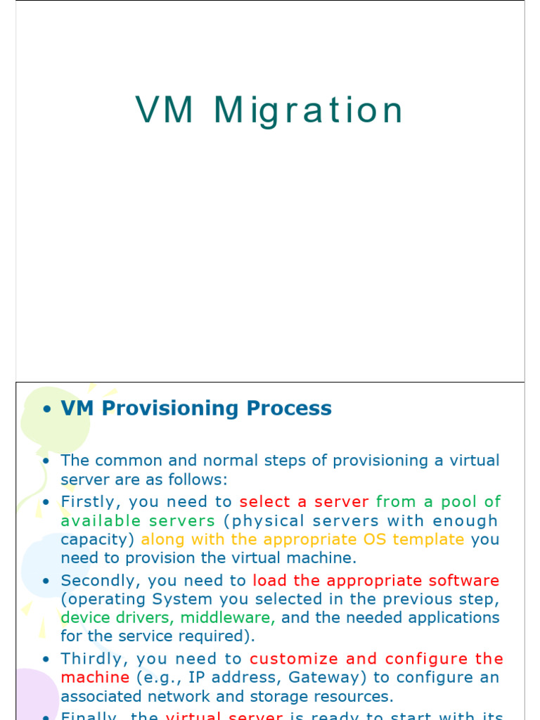Migration | PDF | Virtual Machine | Operating System