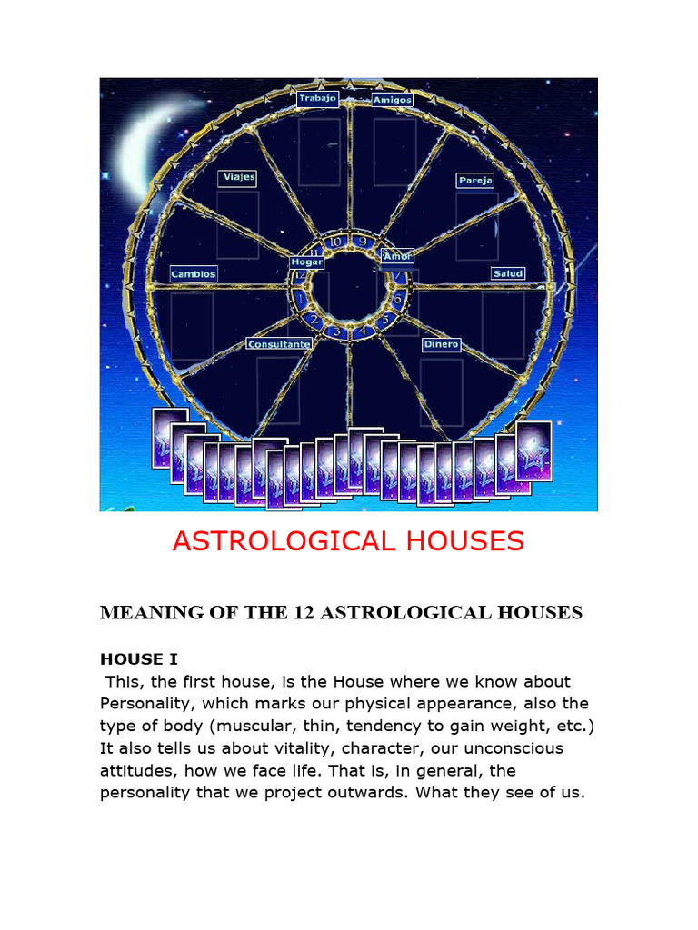 Overview of Astrological Houses | PDF | Self-Improvement
