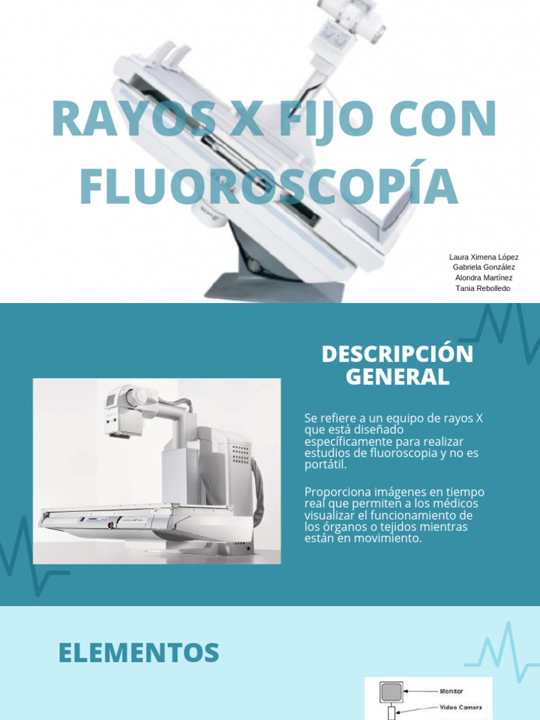 Rayos X Fijo Fluoros | PDF | Rayo X | Radiación