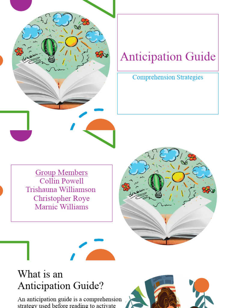 Anticipation Guide: Enhance Reading Comprehension | PDF | Reading ...