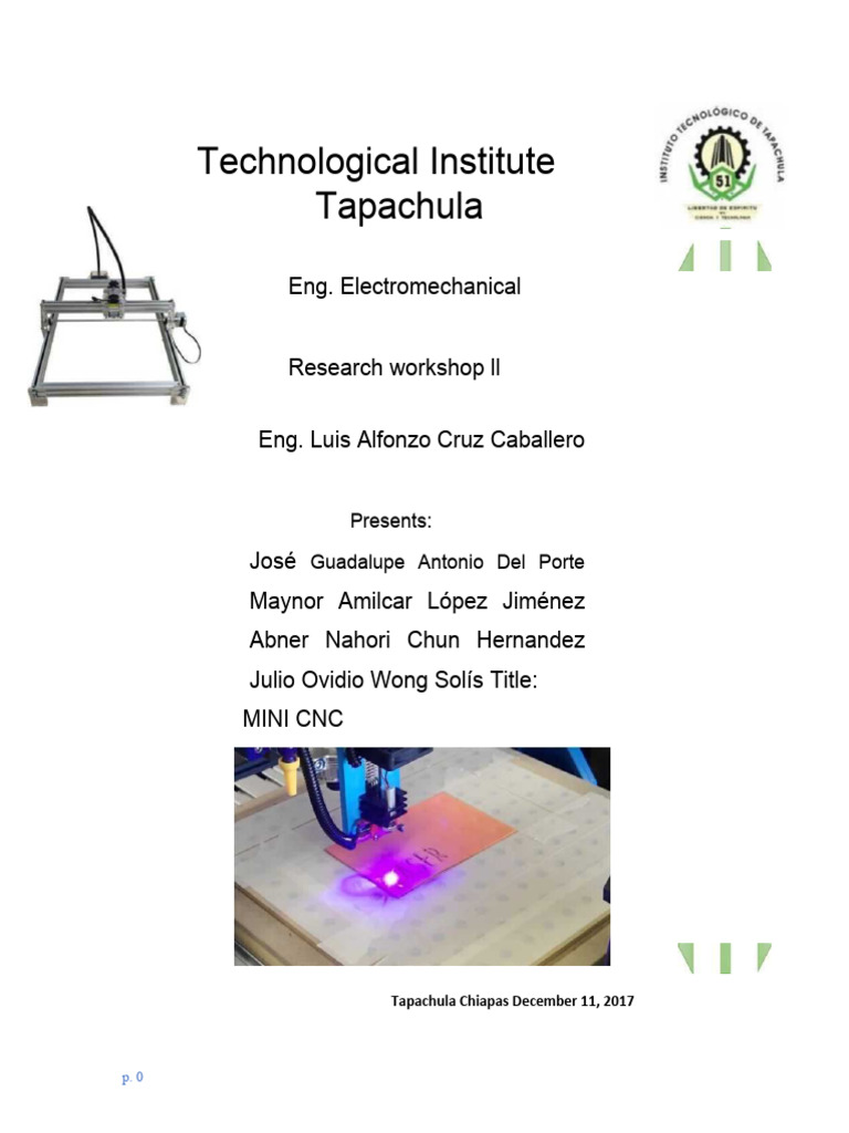 Mini Cnc Final Project Pdf Arduino Numerical Control