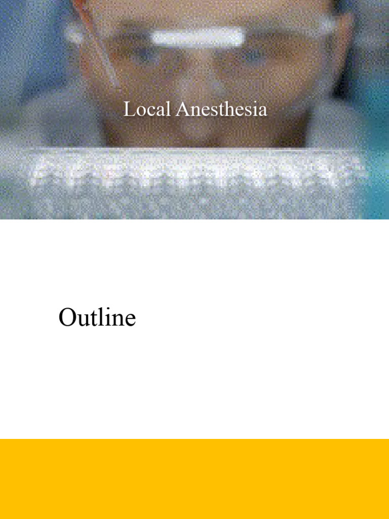 Local Anesthesia | PDF | Human Nose | Anesthesia