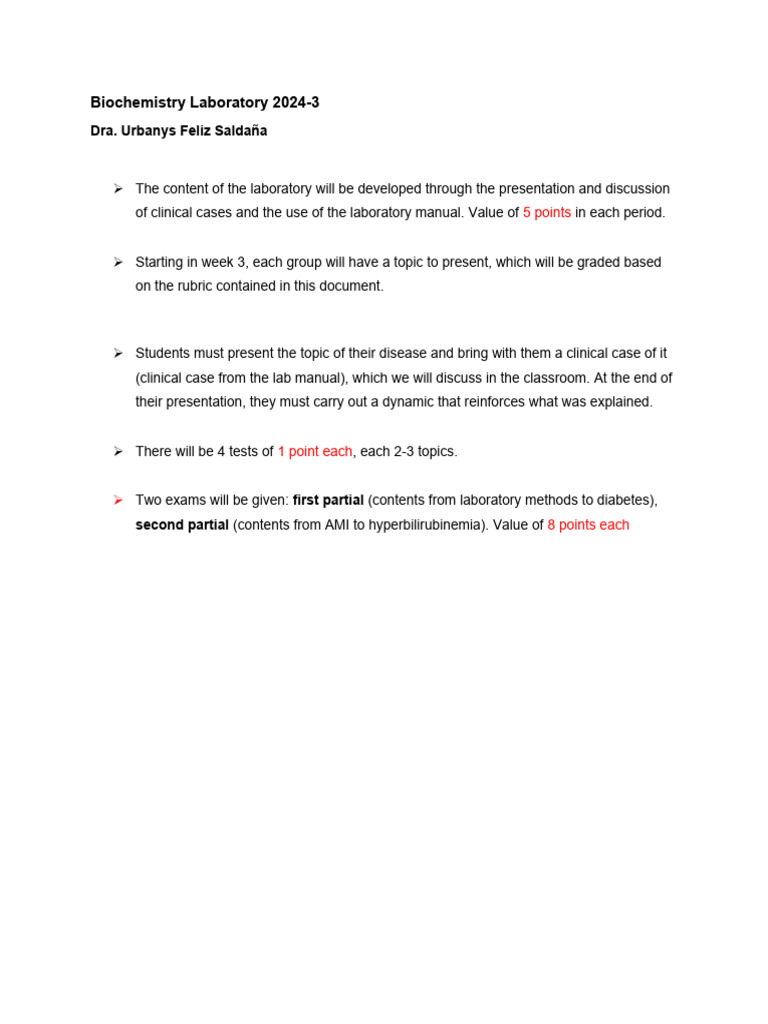 Biochemistry Laboratory 2024-3 | PDF