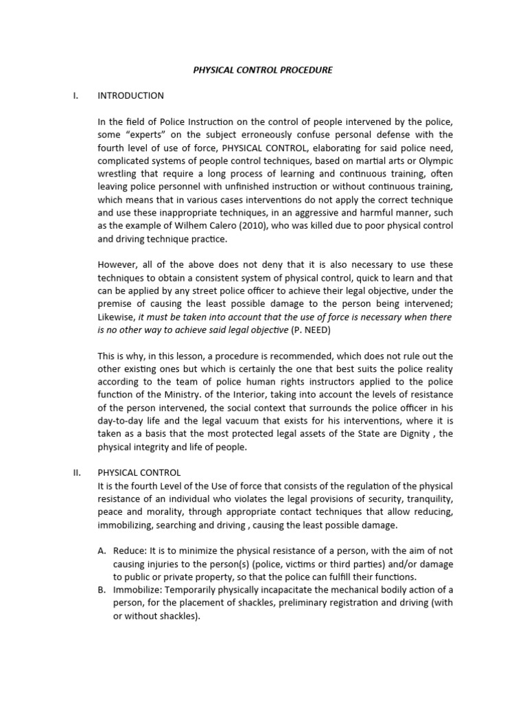 Physical Control | PDF | Hand | Anatomical Terms Of Motion