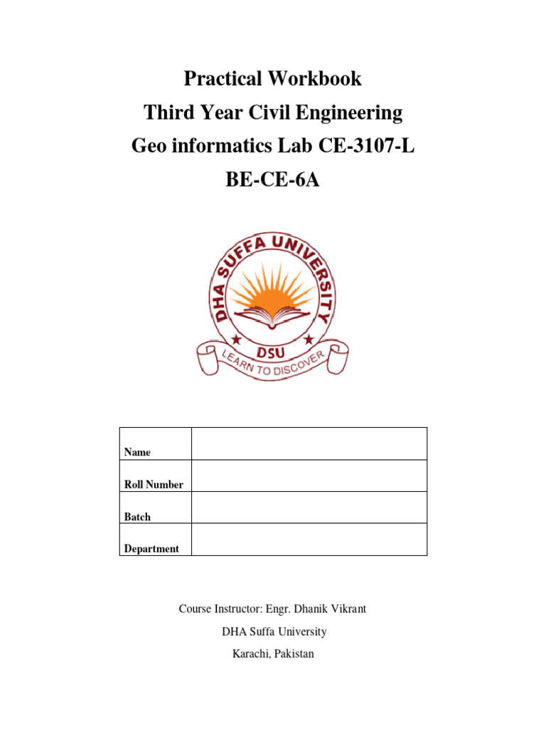 Geo Informatics Lab Manual | PDF | Arc Gis | Geographic Information System