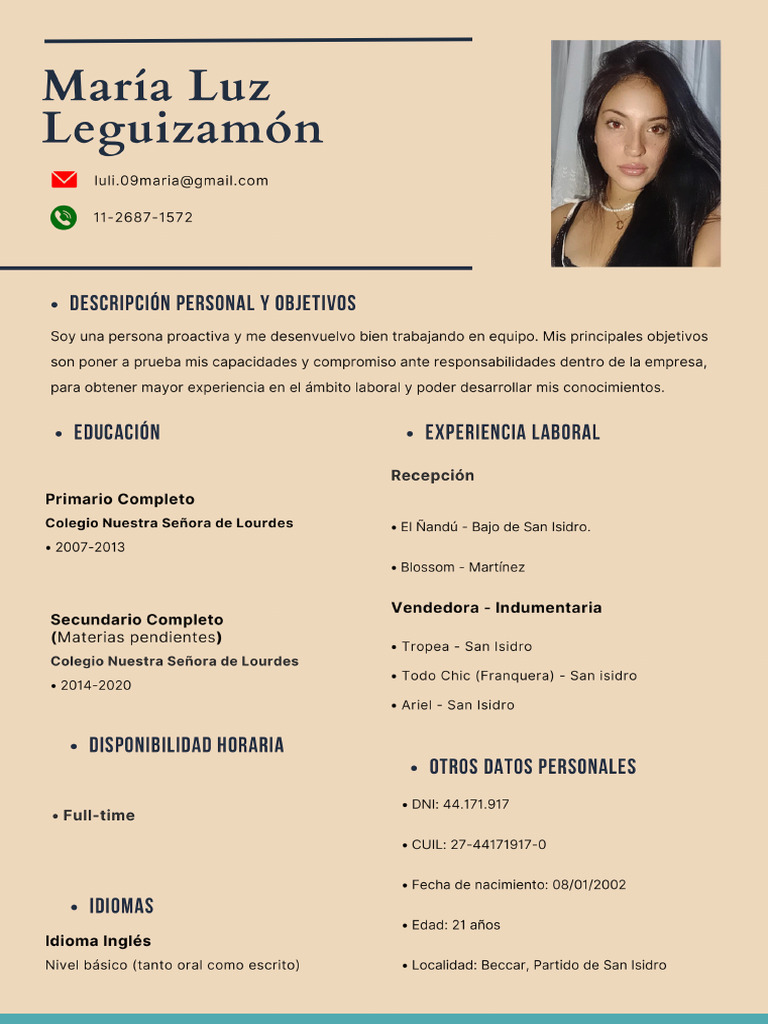Luz CV | PDF