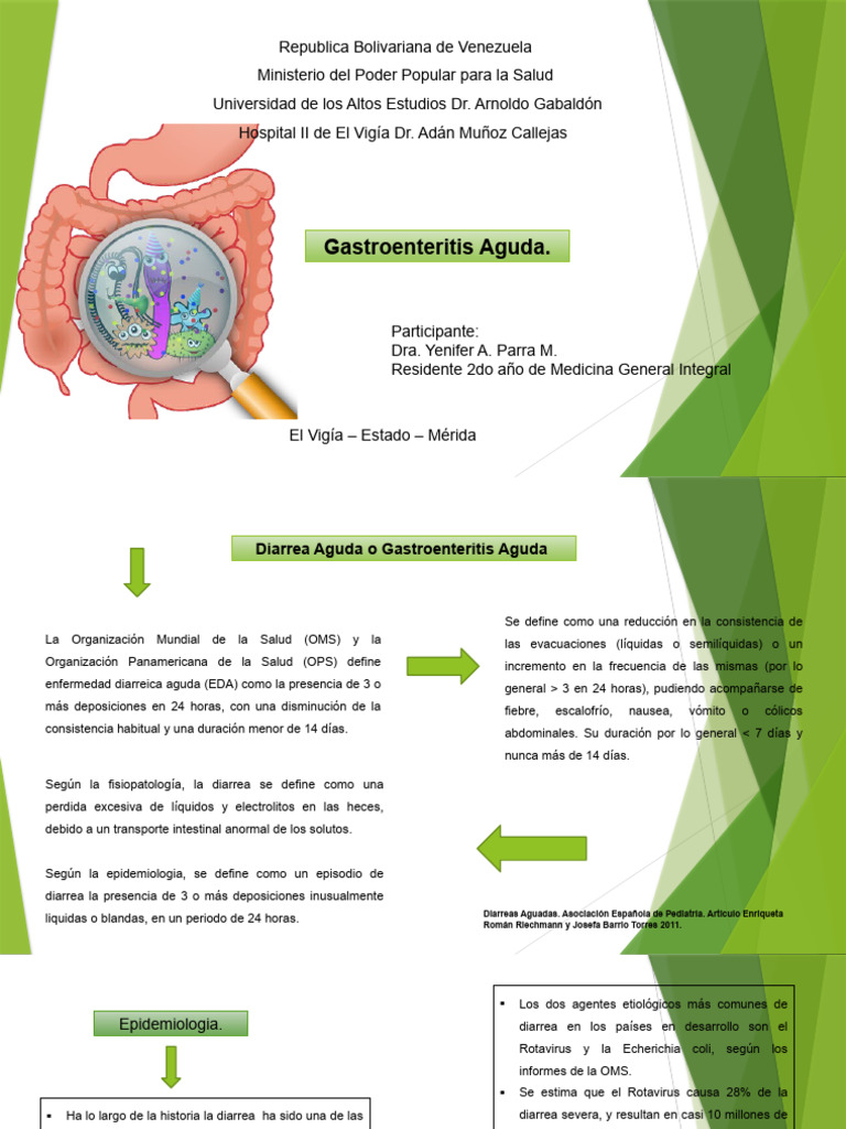 Gastroenteritis Aguda | PDF | Diarrea | Especialidades Medicas