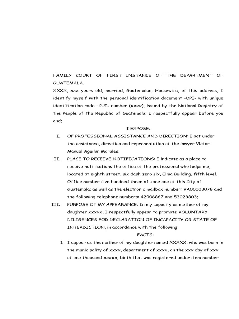 Memorial Declaration of Disability | PDF | Government | Justice