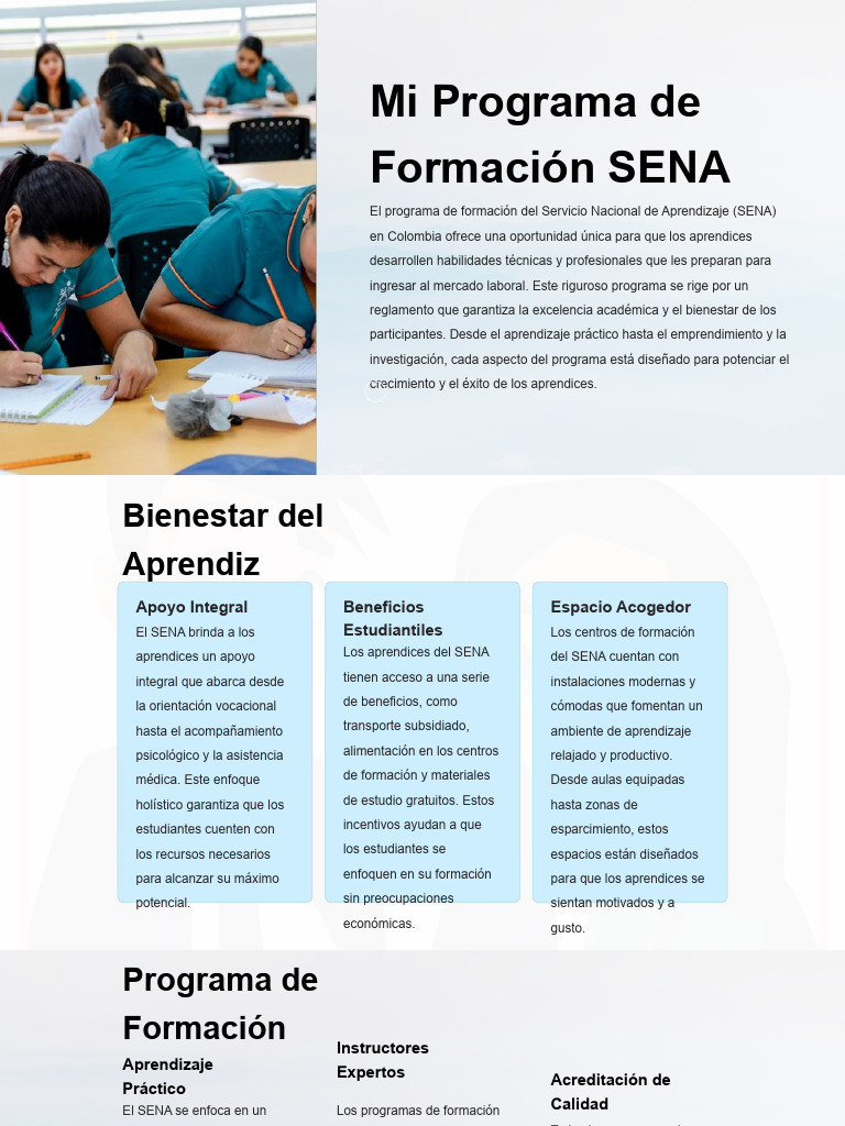 Mi Programa de Formacion SENA - YESIKA CARRASCAL | PDF | Iniciativa empresarial | Economias