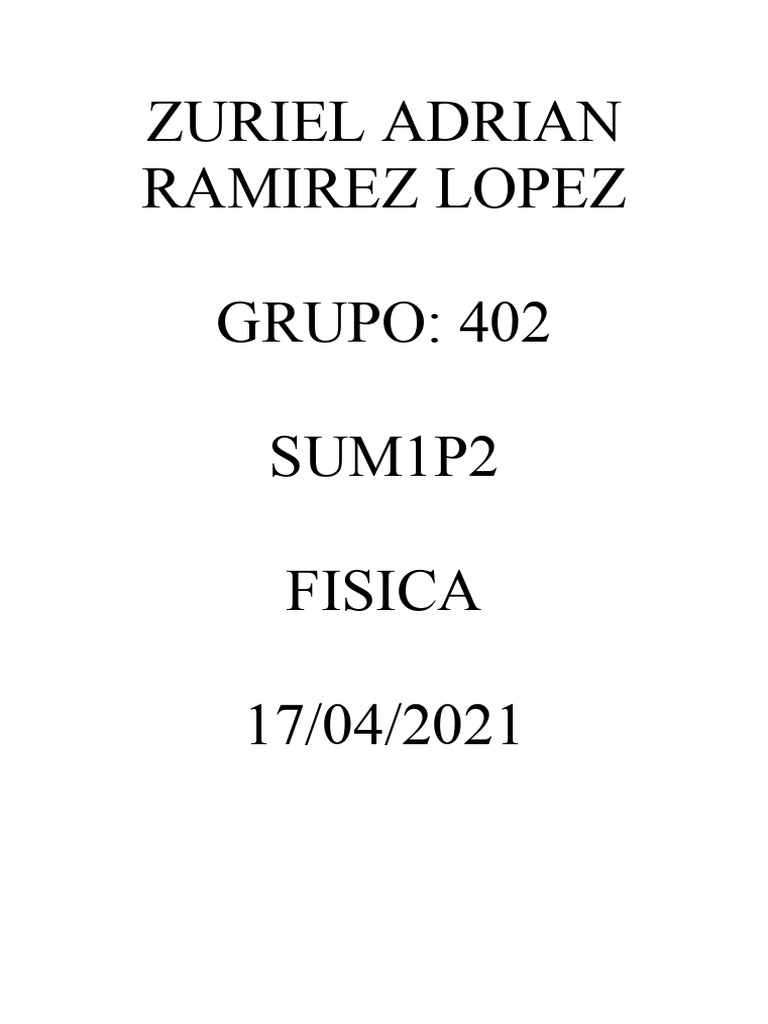 2P - Física II - Formato Evaluación Clase 1 - 2do Parcial | PDF | Ciencias fisicas | Física ...