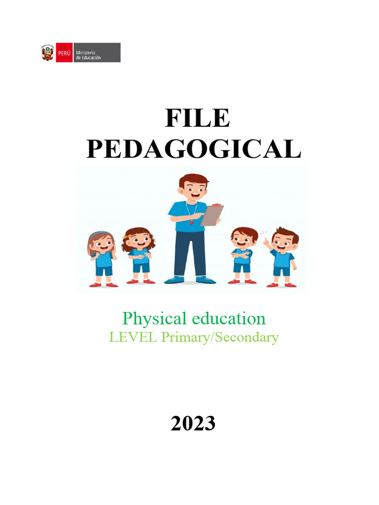 Pedagogical Folder 2023 PHYSICAL EDUCATION | PDF | Learning | Pedagogy