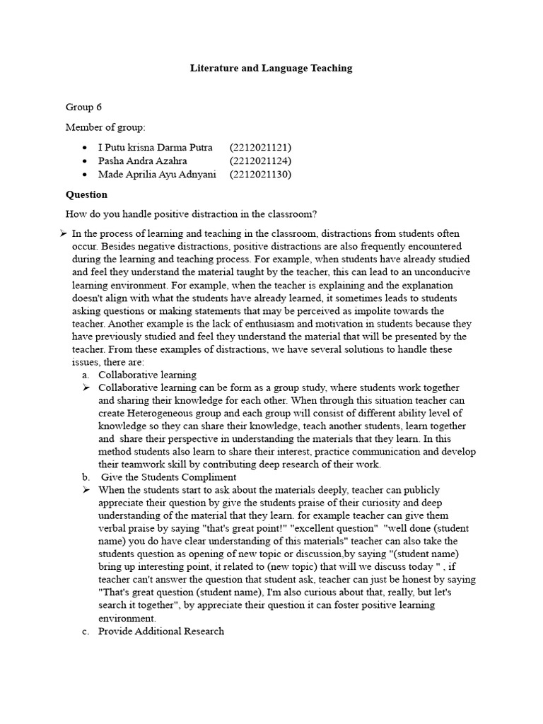Literature and Language Teaching | PDF | Learning | Teachers
