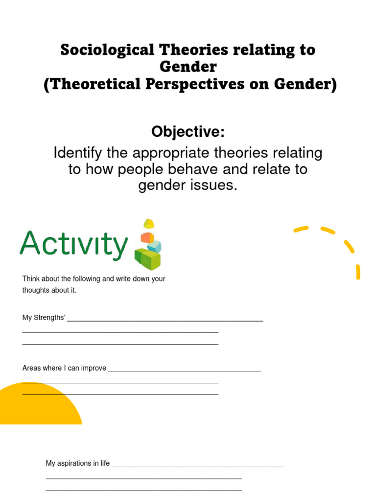 Sociological Theories of Gender | PDF | Gender | Gender Studies