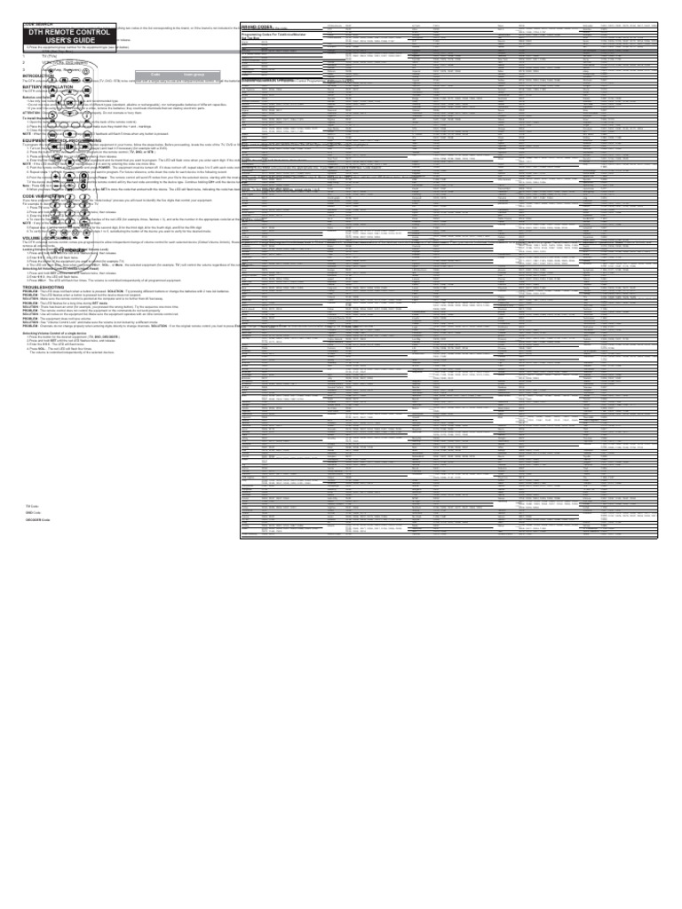 RCU Nebula User Manual | PDF | Set Top Box | Electronics